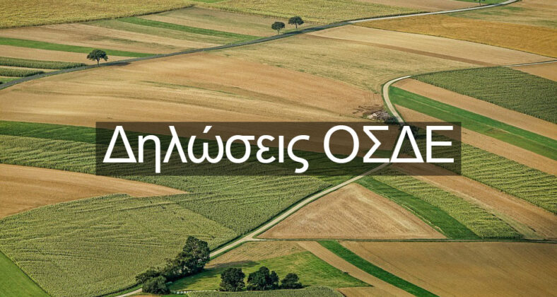 ΟΣΔΕ 2025: Δηλώσεις έως 31 Ιουλίου – Όλες οι αλλαγές | e-Agrotis.gr ...